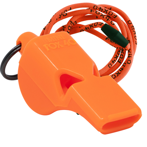 Fox 40 Mini Whistle Breakaway Lanyard Whistle Fox 40 Classic CMG Safety ...